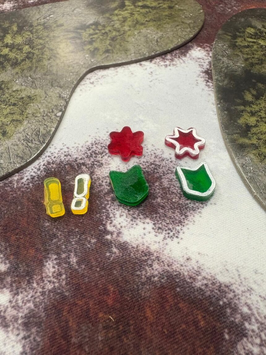 Tokens Simbolos Warcrow - Domingo de Juegos